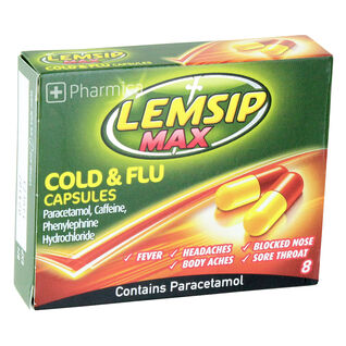 Buy Lemsip Max Capsules Online - Pharmica