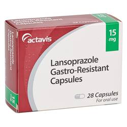 Buy Lansoprazole 15mg Capsules Online - From £12.99